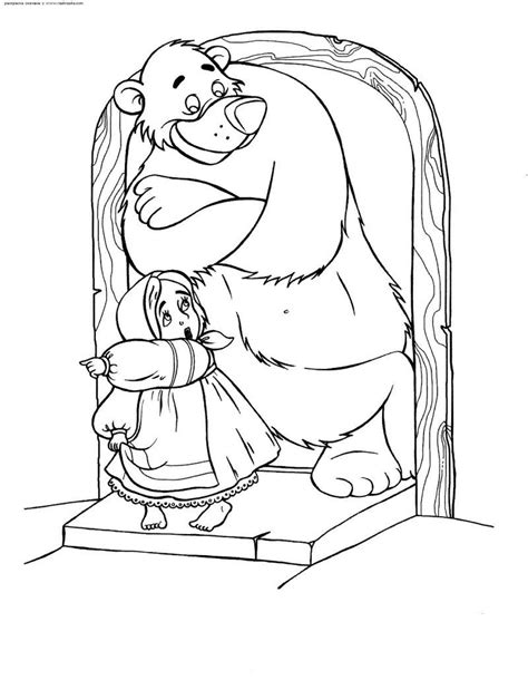 Dibujos De Masha Y El Oso Para Colorear Porn Sex Picture