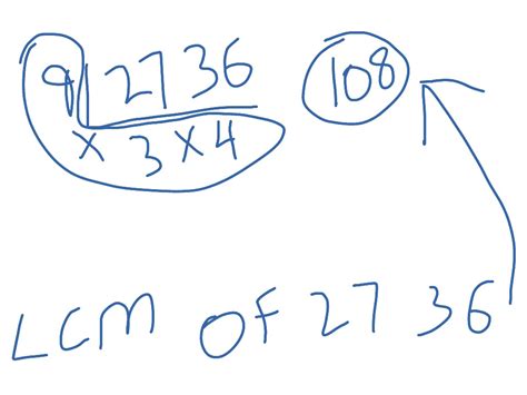 how to find least common multiples math showme