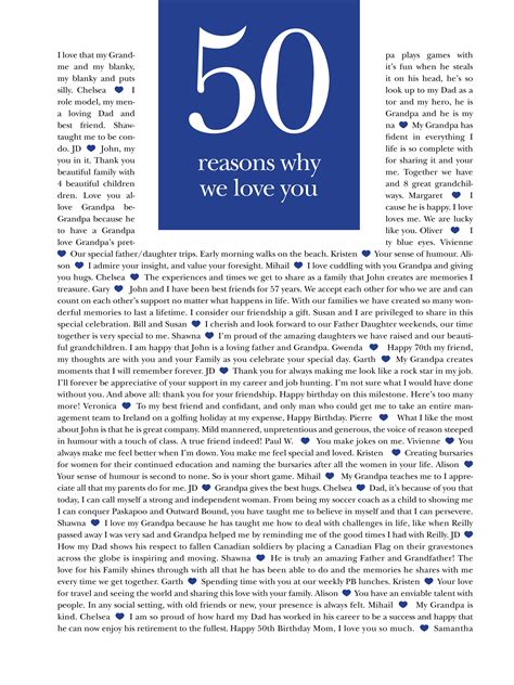 50 GRÜNDE Wir lieben dich 50 Gründe warum ich dich liebe 50 Etsy