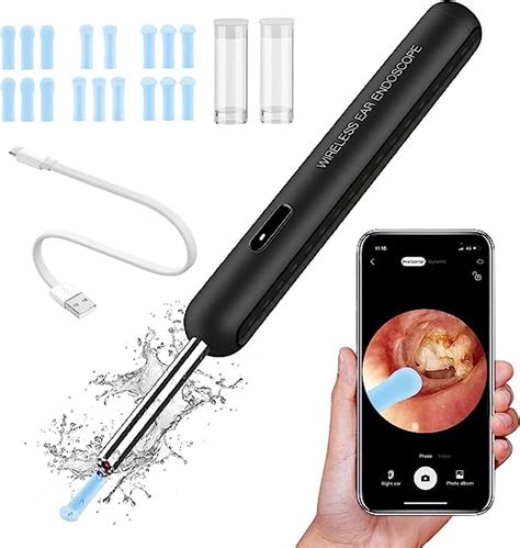Outil De Nettoyage D oreilles Sans Fil Kit De Retrait De Cérumen Avec