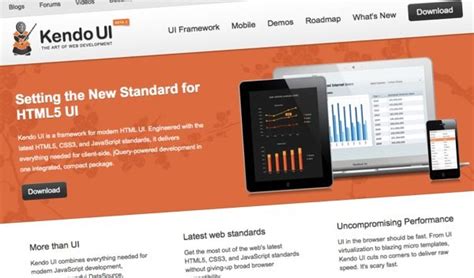 kendo ui framework para desarrollo de aplicaciones con html5 css3 y javascript pixelco
