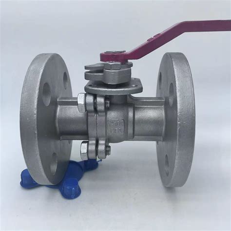 2PC JIS 10K 15A 100A 316 Full Port Flanged Stainless Steel Ball Valve
