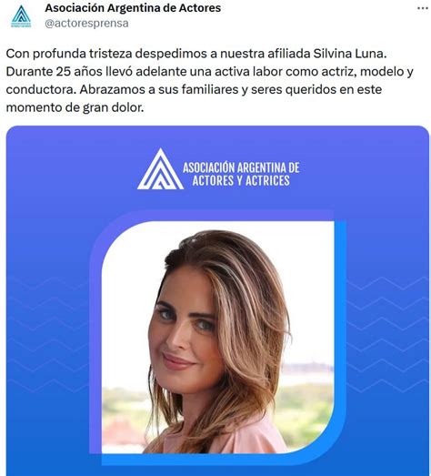 Adiós a Silvina Luna muere la actriz de Amor en custodia