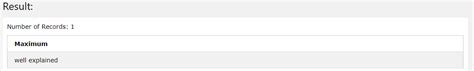 sql query for finding maximum values in rows geeksforgeeks