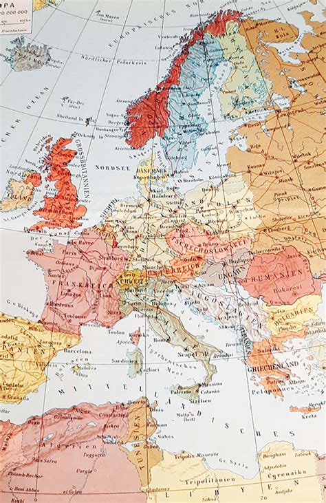 Liste Alle 47 Länder in Europa Hauptstädte