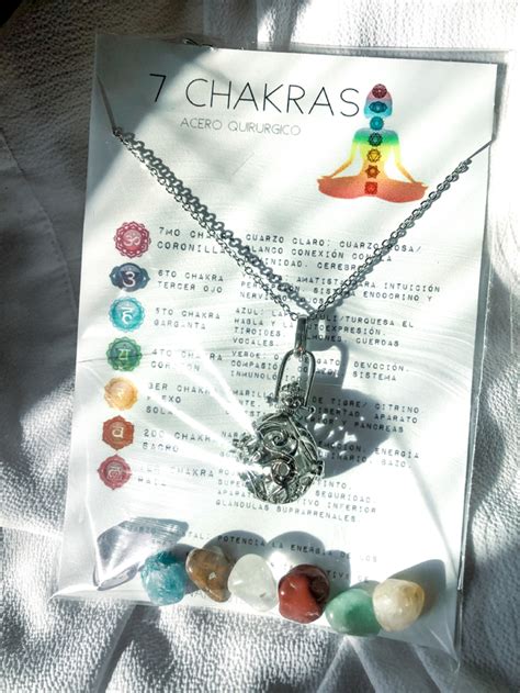 Amuleto COLLAR Relicario Siete Chakras