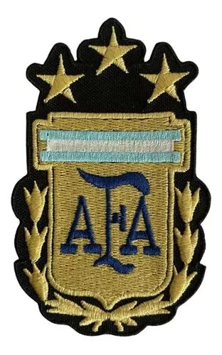 Parche Aplique Bordado Afa Estrellas Fondo Negro C Termo En Venta