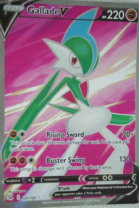 Gallade V 181 196 Full Art Lost Origin enkeltkort fra Pokémon