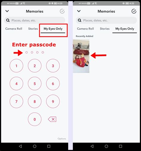 How To Hide Snaps In My Eyes Only On Snapchat