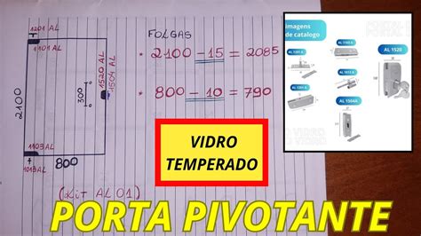Porta Blindex Pivotante Folgas E Ferragens Como Dar Folga Na Porta