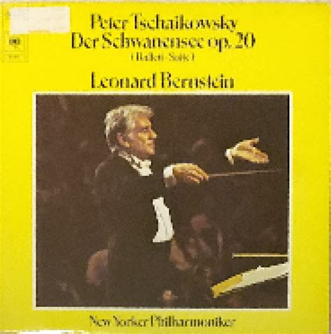 Schwanensee Ballett Op 20 LP 1977 Von Pjotr Iljitsch Tschaikowski