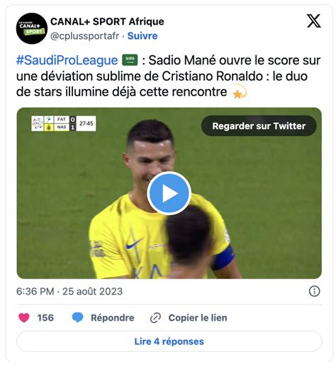 Saudi Pro League Sadio Mané marque son deuxième but avec Al Nassr