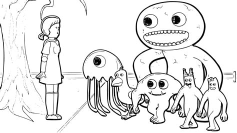 Garten Of Banban Coloring Pages WONDER DAY Coloring Pages For