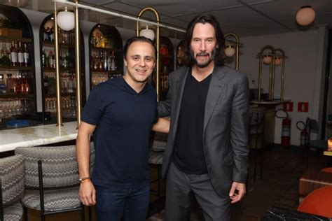 Keanu Reeves Se Encontra Felipe Massa Barrichello E Whindersson