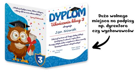 Dyplom Uko Czenia Klasy Wz R Sk Adany Format A