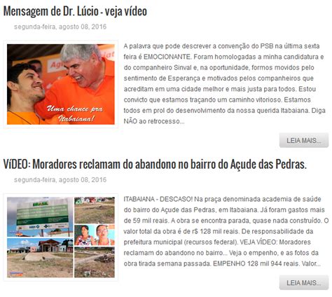 Itabaiana Hoje E Regi O As Principais Not Cias Da Semana Em Itabaiana