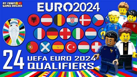 UEFA Euro 2024 Teams Qualified Final Tournament Draw In Lego Football
