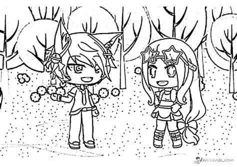 Gacha Life Coloring Pages Unique Collection Print For Free