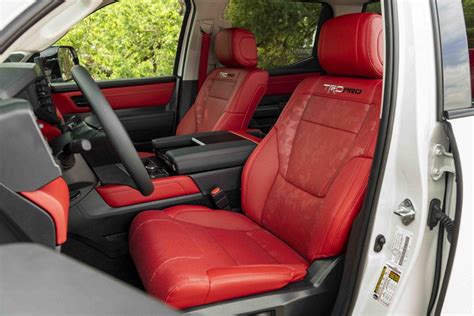 Toyota Tundra Trd Pro Red Interior