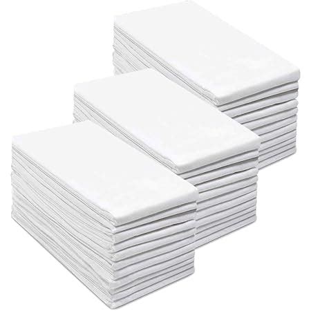 Aztex Plain Cotton Tea Towels Cotton Pack Of Gsm White