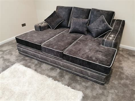 Linear Bespoke Cinema Sofa Crystal Comfort Bespoke Beds Sofas