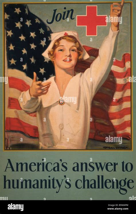 2 M20 R3 1917 3 Red Cross Recruiting Camp USA Poster Medicine Red Cross