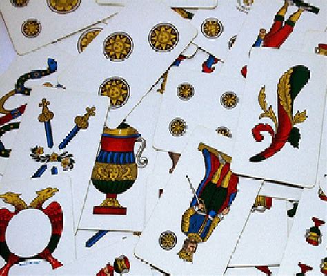 Palermo CARTE NAPOLETANE DA GIOCO PLASTIFICATE DA TAVOLO SCOPA BRISCOLA