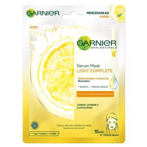Jual Garnier Light Complete Serum Mask 15ml Shopee Indonesia