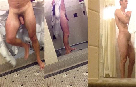 Dudes In Gym Showers