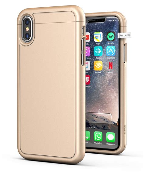 Iphone X Slimshield Case Gold Encased
