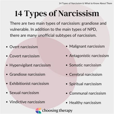 14 Different Types Of Narcissists What To Know About Them NBKomputer