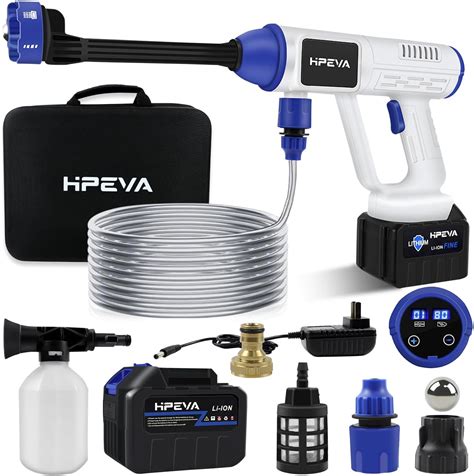 Cordless Pressure Washer 290 725PSI Portable Power Washer With 6 In 1