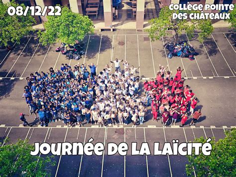 Journée de la laïcité Collège Pointe des Châteaux