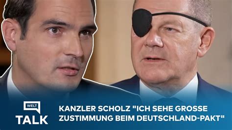 WELT TALK SPEZIAL Kanzler Scholz Ich sehe große Zustimmung beim