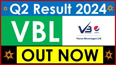 VBL Q2 Results 2024 VBL Results Today VBL Share News Varun