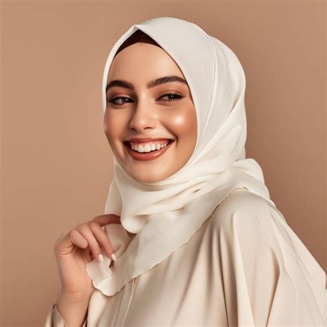 Premium AI Image Photo Beautiful Woman Wearing Hijab