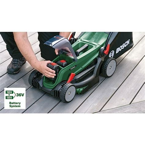 Bosch Power for All 18V Akku Rasenmäher Universal Rotak 2x18V 37 550
