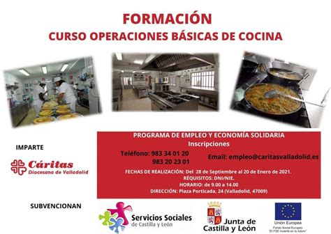 Curso de Operaciones Básicas de Cocina Mancomunidad de Tierras de