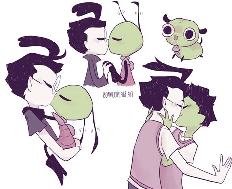 Zim And Gaz Kiss