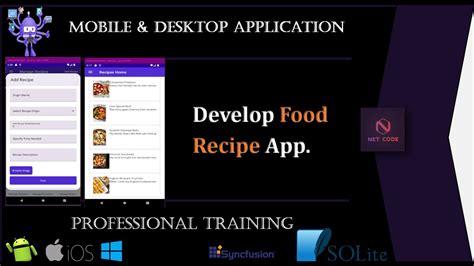 Net Maui Apps Maui Food Recipe Mobile App Using Sqlite Database And