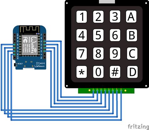 Arduino Keypad Tutorial 4x4 And 3x4 Keypad Pin Diagra