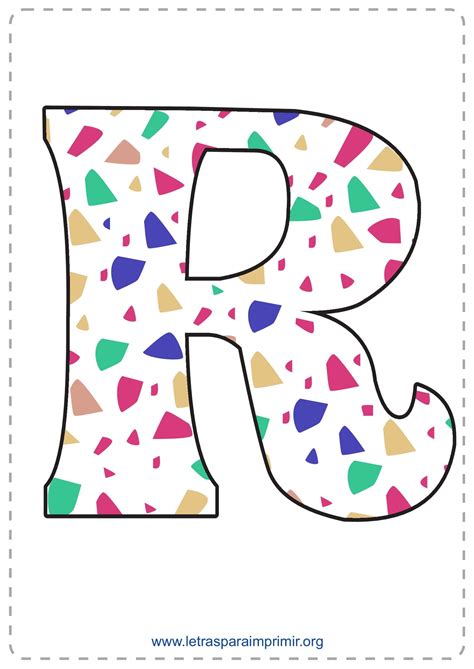 Letras R Para Imprimir Braincp