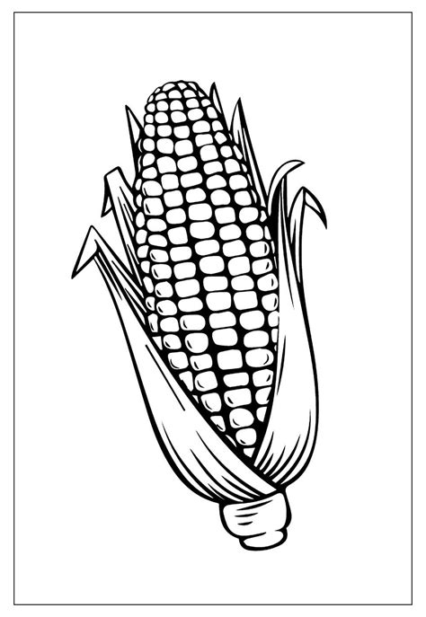 Desenhos De Milho Para Colorir E Imprimir Tudo Para Colorir