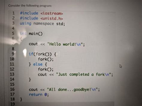 solved consider the following program 1 include 2