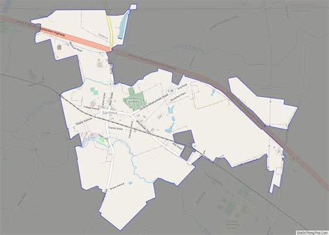 Map Of Sardinia Village Thong Thai Real
