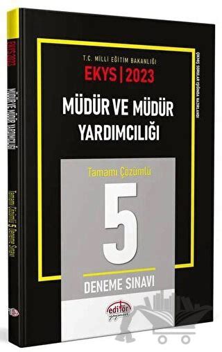 2025 MEB EKYS Müdür Ve Müdür Yardımcılığı Tamamı Çözümlü 5 Deneme