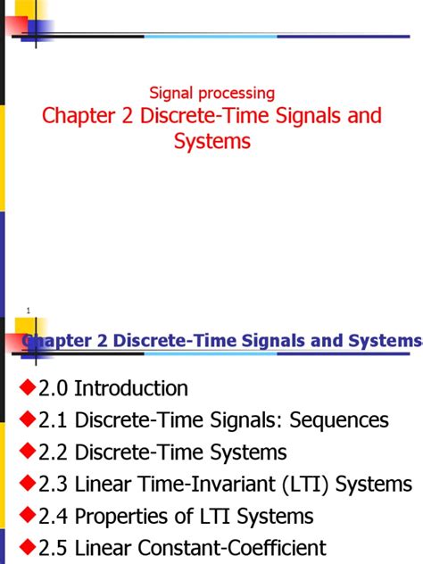 chapter 2 discrete time signals and systems signal processing pdf discrete time and