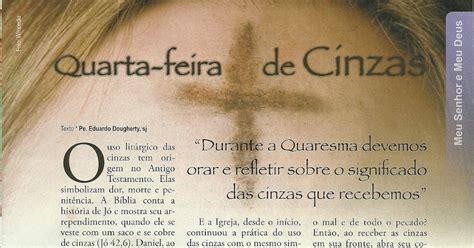 Catequese Crianças Quarta feira de Cinzas Atividade para Catequese