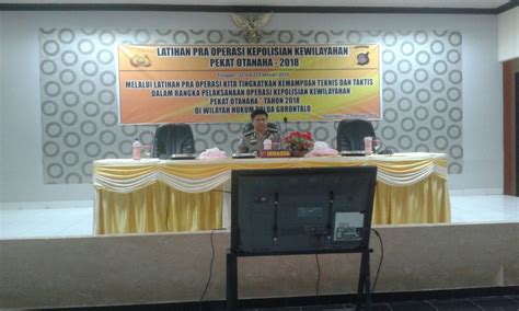 Polda Gorontalo Gelar Operasi Penyakit Masyarakat Pekat Polda Gorontalo