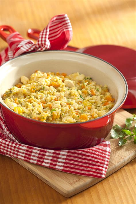 Frango ao Curry Arroz Integral Receitas Nestlé